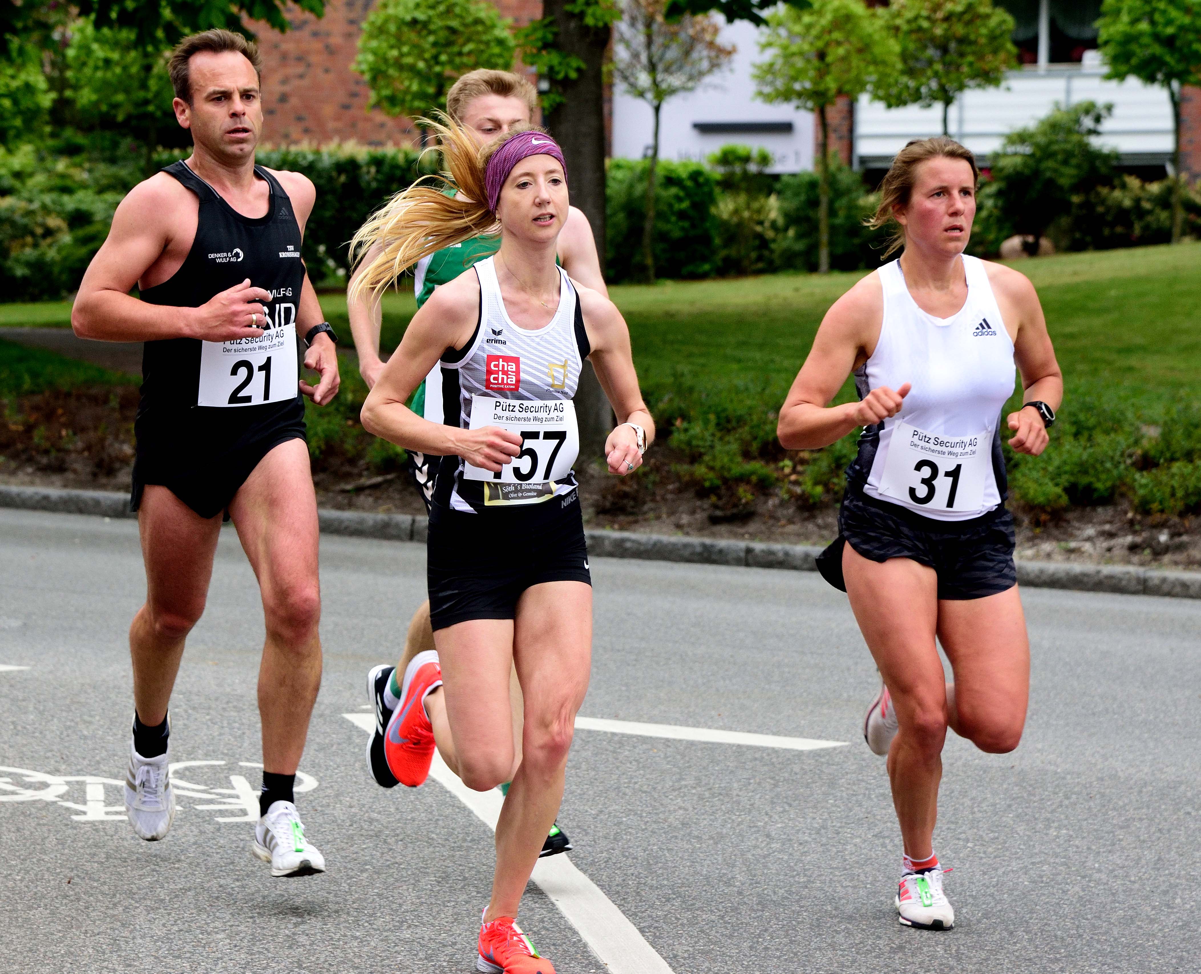 Maya Rehberg und Pascal Dethlefs holen die Straßenlauf-Titel ...